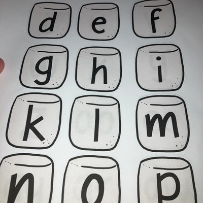 Alphabet Desk Strip Visual Classroom Tool - Etsy