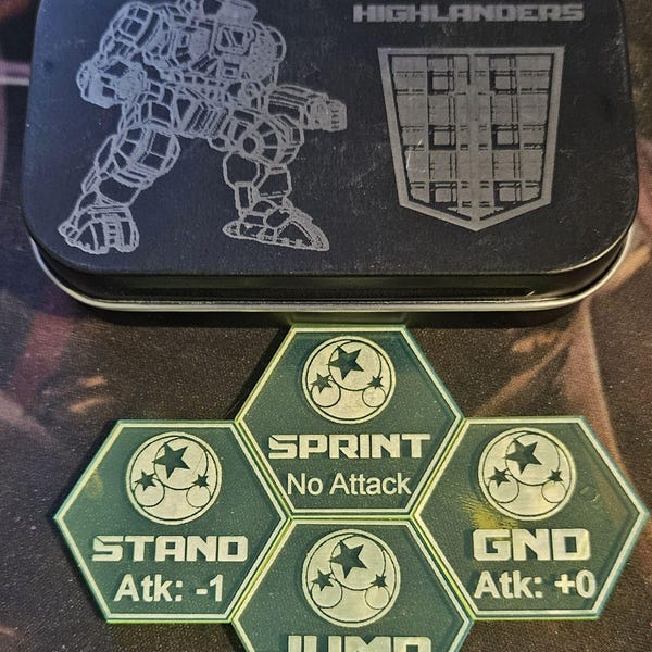 Battlemecha Heavy Smoke Tokens ... Track Smoke Easily With Tokens. - Etsy