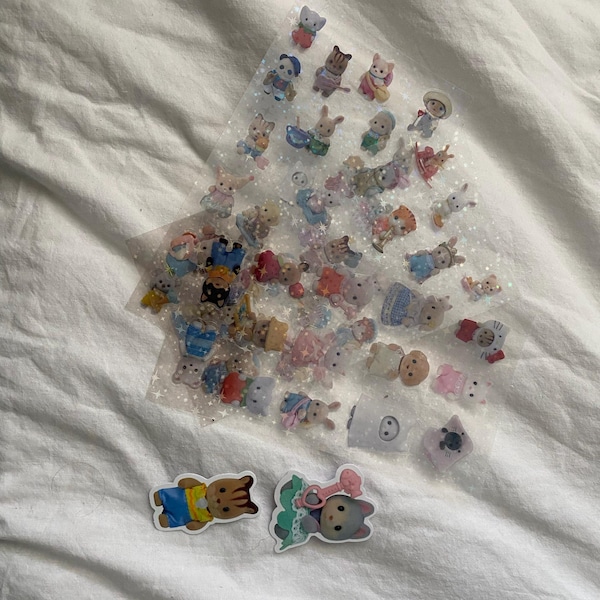 Vintage Japanese Snacks & Ramune Soda Stickers Sparkling Holographic ...