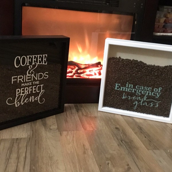 Coffee and Friends Make the Perfect Blend Quote Decal | Coffee Quote ...