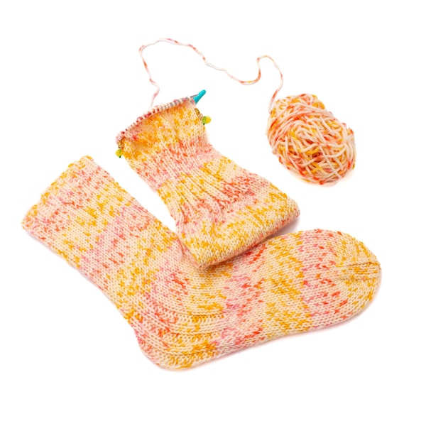 Magic Heel Socks Easy Knitting Pattern for Women's Socks - Etsy