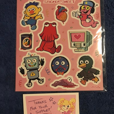 Dont Hug Me Im Scared DHMIS Die Cut Vinyl Sticker Sheet 6.5 X 5.5 10 ...