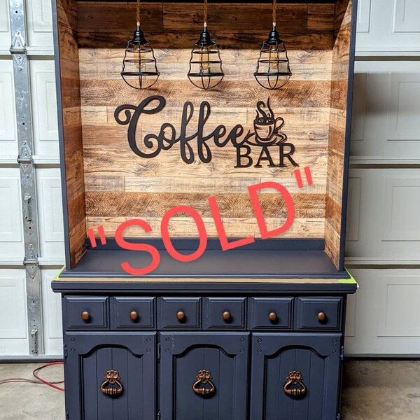 Coffee Bar Script Metal Sign Home Coffee Area Wall Décor Steel Script ...