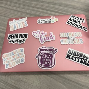 12-pack Behavior Analysis Sticker Pack Laptop & Water Bottle Sticker ...