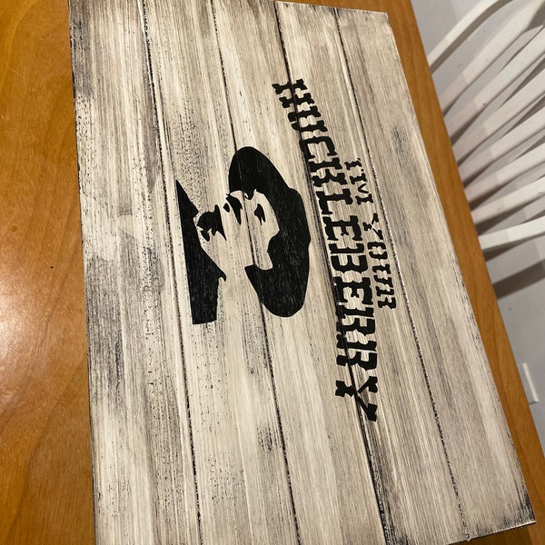 I'm Your Huckleberry Hidden Gun Storage Sign - Etsy