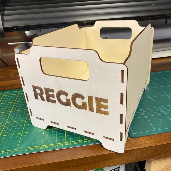 3 Stackable Storage Box Svg Laser Cutting Files - Stackable Wooden Box ...