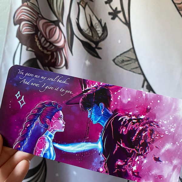 Sera & Nyktos, Print/ Bookmark, A Shadow in the Ember - Etsy