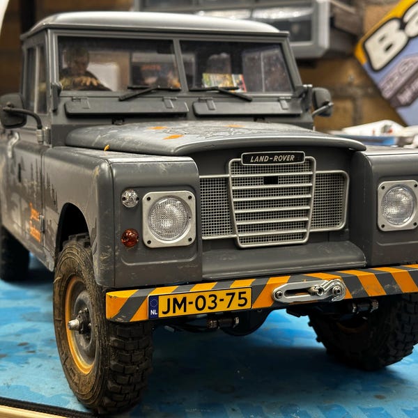 1:8 Scale UK British RC Mini Plastic Number / License Plates Pair for ...