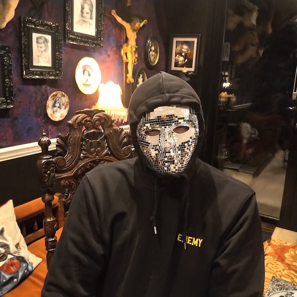 Masquerade Festival Disco Ball Face Mask. HANDMADE by DISCO2DISCO ...