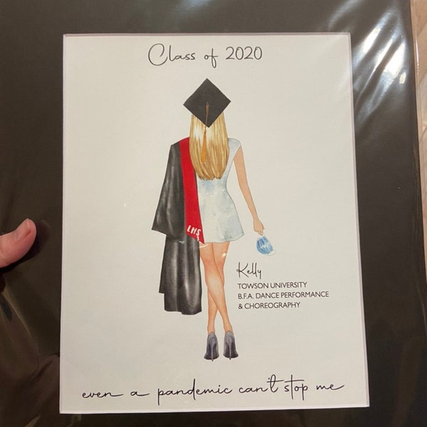 Pandemic Graduation Gift | Senior Year Gift | Custom Graduation Gift ...