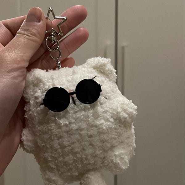 Crochet Anime Cat Plush Keychain: Sukuna, Nanami, Gojo - Etsy