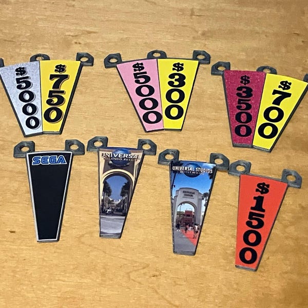 Wheel of Fortune - Wheel Wedges (2 Inches Long) to Go With Wheel-of ...