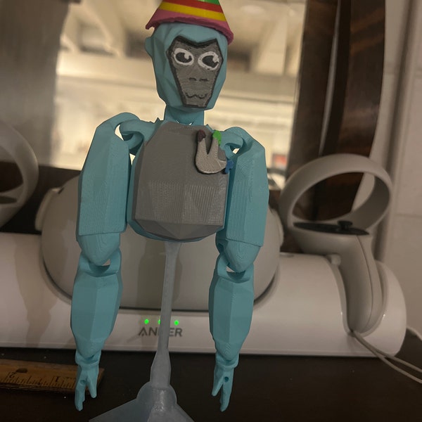 LARGE Gorilla Tag Flexy Flexible Articulated Action 8" Figure Toy Pick ...