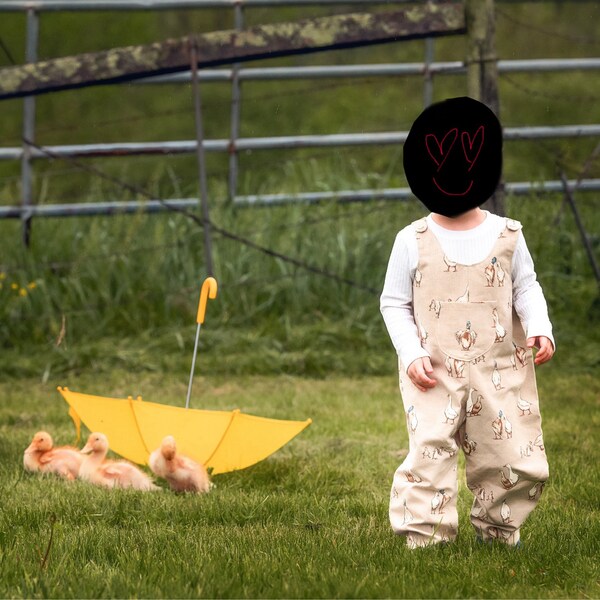 Beautiful Puddle Duck Cotton Print Dress. 0-6 Years. - Etsy