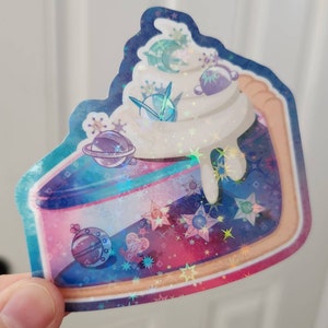 Interstellar Cotton Candy Holo Sticker Cute Cotton Candy - Etsy