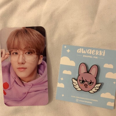 Stray Kids Changbin SKZOO Dwaekki Angel / Flying Pig Pin - Etsy