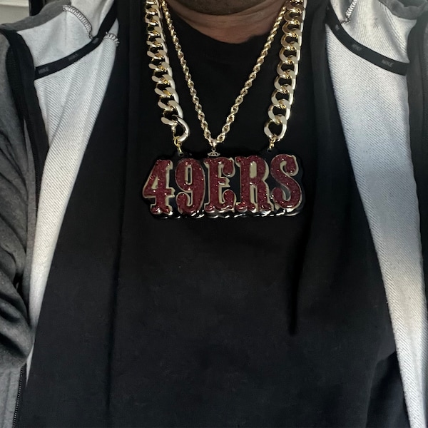 Custom Sports Team Turnover Chain | Custom Big Pendant Sports Chain - Etsy