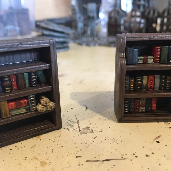 Library RPG Miniature Furniture 3D Printed 28mm Scatter Terrain ...