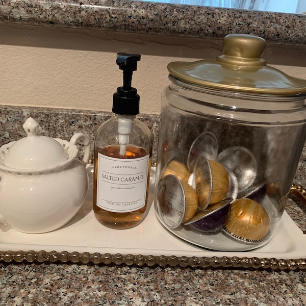 Custom Coffee Syrup Bottle - 8oz or 16oz Coffee Syrup Bottle ...