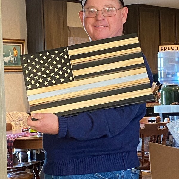 Thin Silver Line Challenge Coin/ Thin Grey Line Coin Display ...