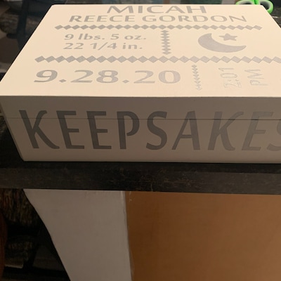 High School Memory Box, Graduation Memory Box, College Graduation ...