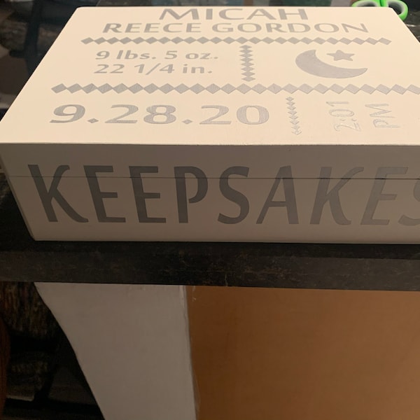 High School Memory Box, Graduation Memory Box, College Graduation ...