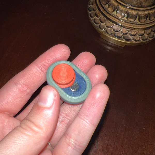 3D Printed Customizable Magnetic Haptic Slider Fidget Toy - Desk Toy ...