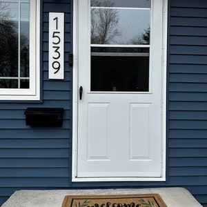 Vertical & Horizontal House Number Easy to Install House Sign House ...