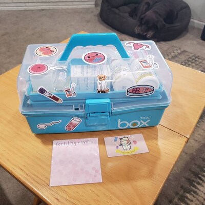 Cute IVF Fertility Sticker Set Science Kawaii In-vitro Fertilization ...