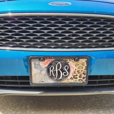 Personalized License Plate, Monogram Car Tag, Front Car Tag, License ...