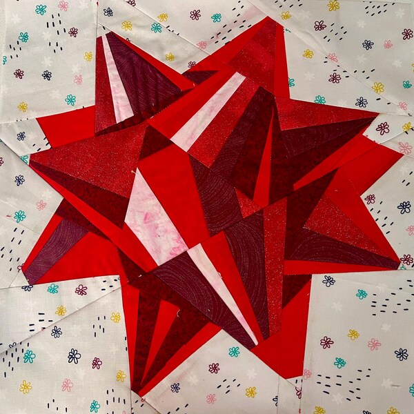 Gift Bow FPP Pattern--paper Piecing Quilt Block - Etsy Canada