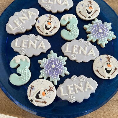 18 Baby in Bloom Greenery Cookies - Etsy