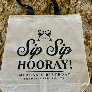 Custom Texas Wedding Welcome Bag Labels Dallas or Austin Skyline, Hotel ...