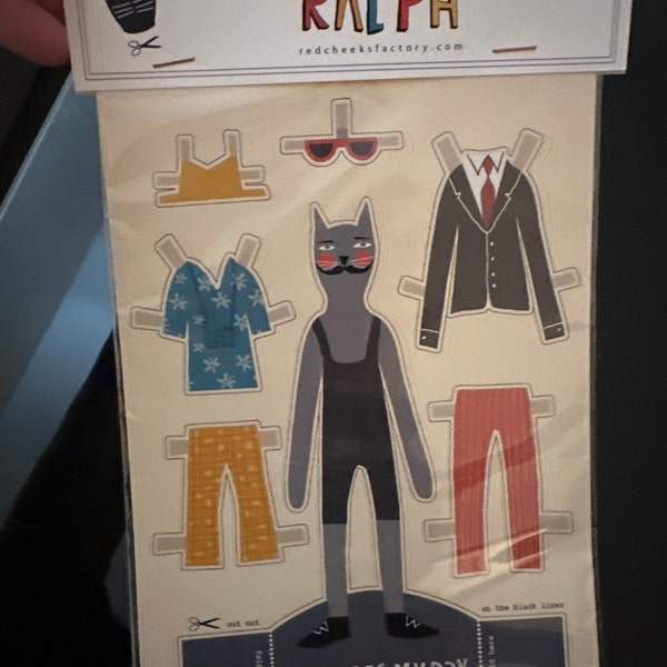 DIY Muscle Man Paper Doll DIY Postcard Paper Puppet Strong Man ...