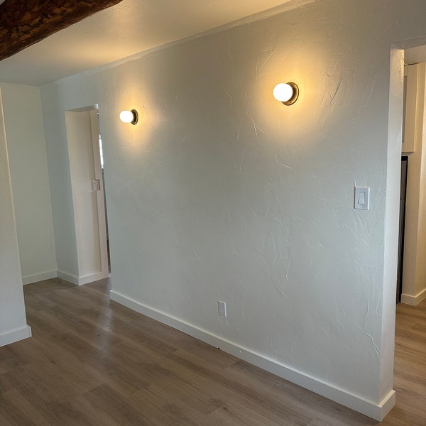 Wall Sconce/flush Mount Ceiling Light, Mid Century Wall Sconce/ceiling ...