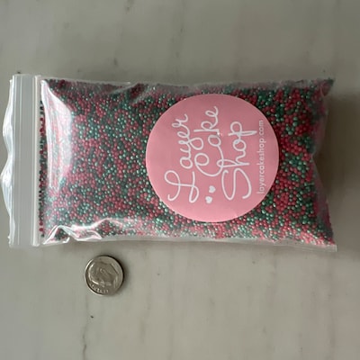 Pearly Red Sugar Pearls Edible Shimmer Bright Red Sugar - Etsy