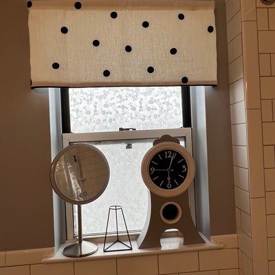 Heritage House Windsong Ivory or Parchment window Valance Lined Corded ...