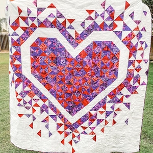 PDF Exploding Heart Quilt Pattern Digital Download by Slice of - Etsy