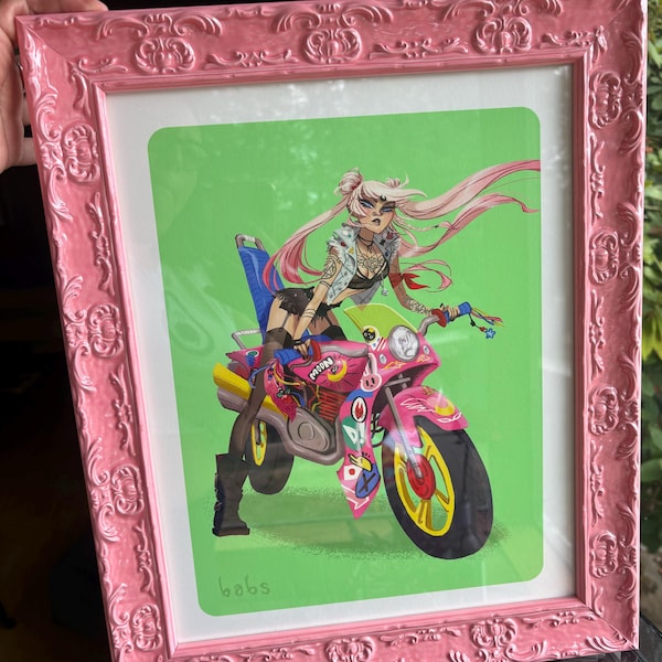 Victorian Picture Frames Pink Purple Glossy Lacquer Ornate Funky ...