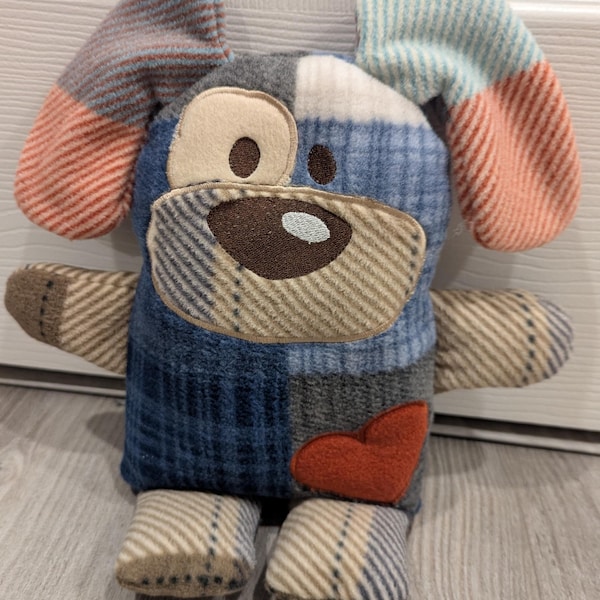 Scrappy Puppy Dog Stuffie ITH Embroidery Machine Pattern - Etsy