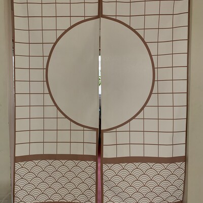 Cat is Watching Cute Noren Door Curtain With Velcro/grommet/sleeve ...