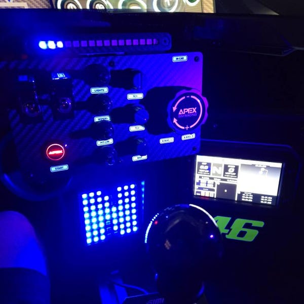 Fanatec Rally Module 10mm Stickers for Various Simulator Wheel/button ...