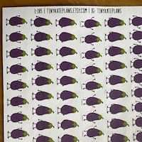 12 Sticky Note Planner Stickers, Notepad Planner Stickers, Blank Doodle ...