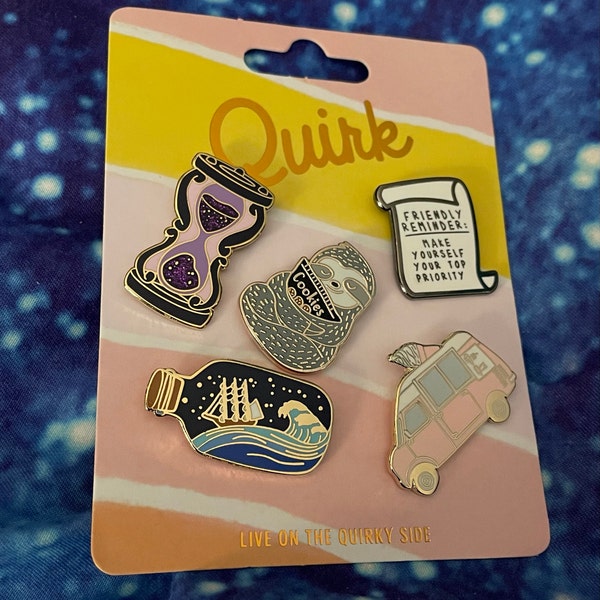 Enamel Pin Set - 5 Pack Discount Sale Enamel Pin Pack - Etsy