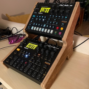 Akai MPC ONE Custom Stand With Wrist Pad Rack Solid Walnut Wood / MPC ...