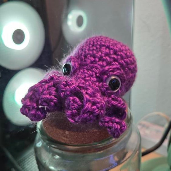 Chaunacops - Deep Sea Angler Fish Hand Crocheted Amigurumi - Etsy