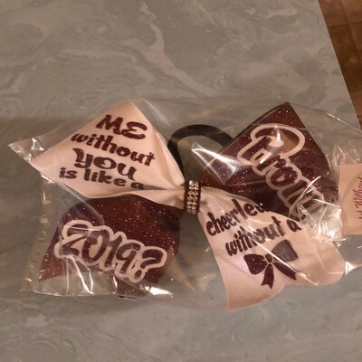 Prom Cheer Bow Promposal Idea Prom Invitation Cheer Bow Customize Prom ...