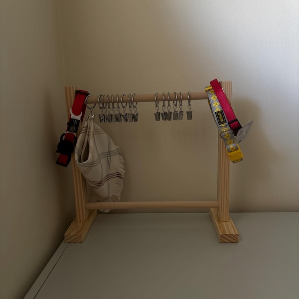 Dog Bandana Rack/holder, Pet Accessory Organizer Store Display, Bandana ...