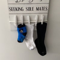 Single Socks Looking for Sole Mates Laundry Decor / Sock Hanger / Sock ...