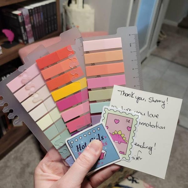 Book Annotating Tab Annotation Supplies School Book Sticky Tab for ...